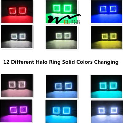 Cina Mini RGB Veicolo LED luci di lavoro 3 pollici 4x4 Led Pod Light Decorazione in vendita
