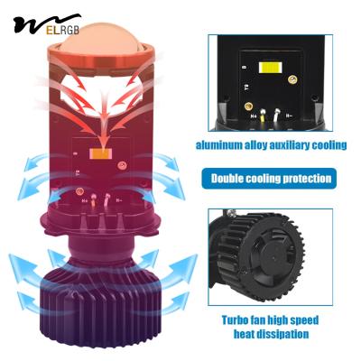 Cina CSP3570 Luci a LED per moto 16000LM H4 Lampada proiettore a LED 55W in vendita