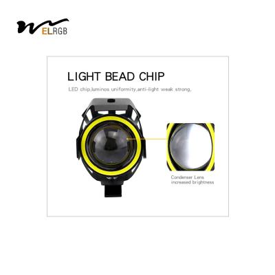 Cina 4000lm 12V LED Motociclette Riflettori U7 Nebbia Lampada di guida in vendita