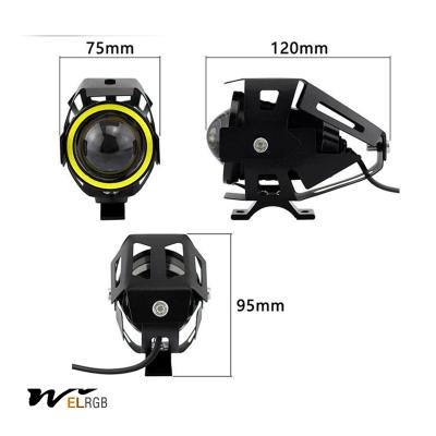 Cina 4000lm 12V LED Motociclette Riflettori U7 Nebbia Lampada di guida in vendita