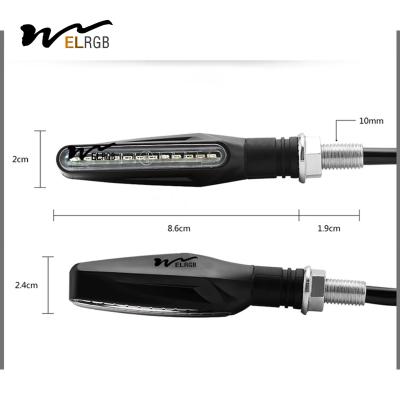 Cina DC12V Flowing LED Turn Signal Indicatori moto e luce dei freni in vendita