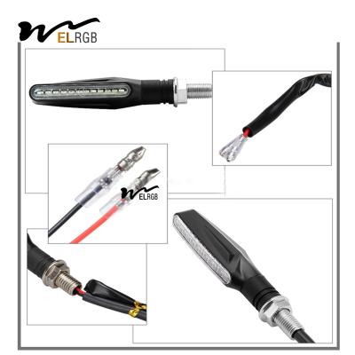 Cina DC12V Flowing LED Turn Signal Indicatori moto e luce dei freni in vendita