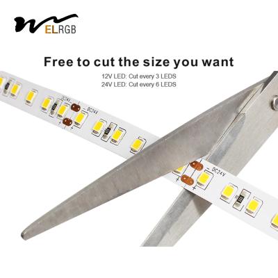 Cina 180leds 2835 Self Adhesive LED Strip 3000K/4000K Sticky Back Strip Lights in vendita