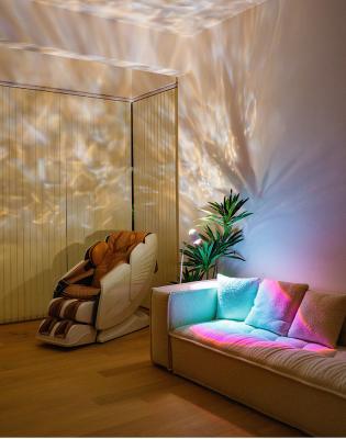 Cina Controllo intelligente Lampada a pavimento a LED Disegno ondulativo dell'acqua per caffè o luce notturna in vendita