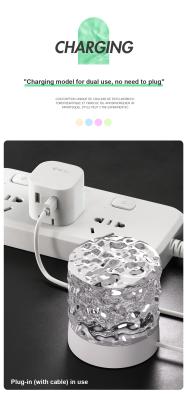 Cina 5W luce e ombra ondulazione dell'acqua atmosfera ambiente luce rotante luce notturna decorativa in vendita