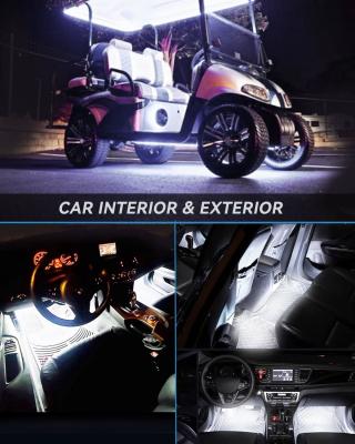 Cina 0.18kg White LED Light Strip per Auto Golf Carts Barche 60,96cm Connesso impermeabile 12V in vendita