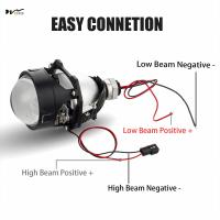 China Auto CAD Layout Lighting Solutions Service LED Projector Lens with Sharp Cut Off Line for sale