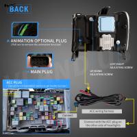 China Auto Part Position Front Projector-Clear Reflector LED Headlights w/ Dynamic Animation for sale