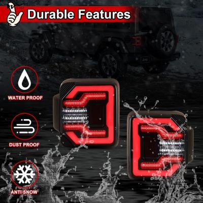 中国 LED 後ろ照明 車 後ろ照明 組装 交換 1ペア マットブラックハウジング/スモークレンズ 販売のため