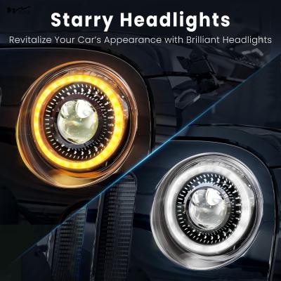 Cina Sperimenta le ultime tecnologie 7 pollici fari a LED con DRL stellato e segnale di svolta in vendita