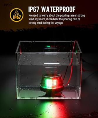 Cina 24 luci di navigazione a LED rosso e verde per i camion anteriori di pontoon yacht skiff skeeter in vendita