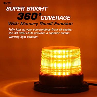 Cina Lumiera di lampadina LED impermeabile 12V-24V Amber 40 LED Avvertenza di sicurezza Luci lampeggianti in vendita