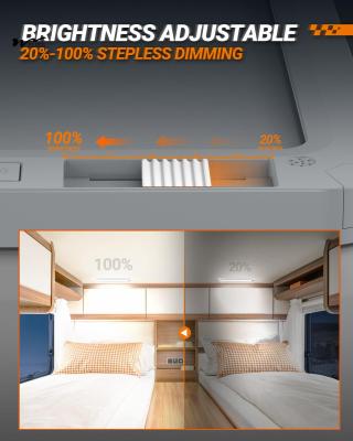 Cina Luce per camper interni 3 colori Dimmabile Lampada a LED per camper 12V Camper Light 1500LM in vendita