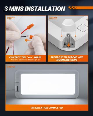 Cina Luce per camper interni 3 colori Dimmabile Lampada a LED per camper 12V Camper Light 1500LM in vendita