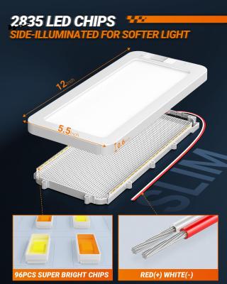 Cina Luce per camper interni 3 colori Dimmabile Lampada a LED per camper 12V Camper Light 1500LM in vendita