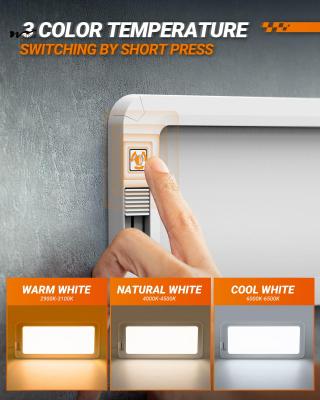 Cina Luce per camper interni 12V Camper 1500LM RV Ceiling Dome Light con interruttore e luce bianca in vendita