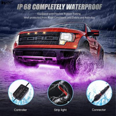 Cina Luci a controllore Bluetooth per auto con colori da sogno 6 Pcs 12V 300 LED in vendita