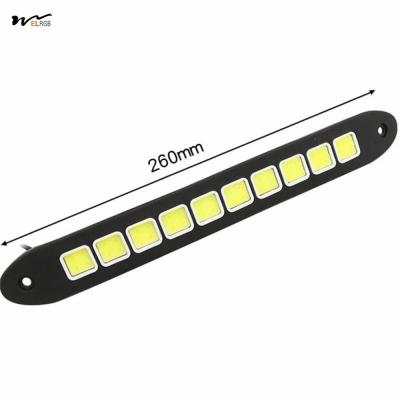 中国 防水COB DRL カー用霧灯 2Pcs 高電力 LED 日間走行ライト ストライプ 販売のため