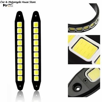 中国 防水COB DRL カー用霧灯 2Pcs 高電力 LED 日間走行ライト ストライプ 販売のため
