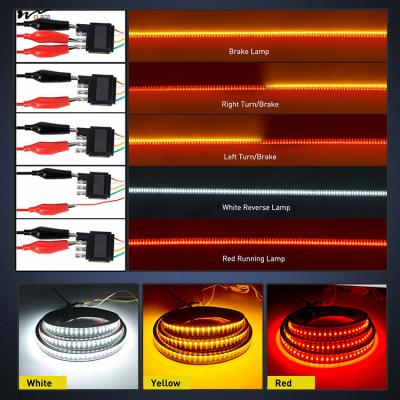 中国 トラック尾門のLEDストライプライト 横ベッド 連続アンバーブレーキ 走行ターン信号 販売のため