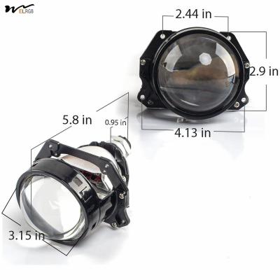 中国 3.0インチダブルLED投影レンズとホワイトLEDエンジェルアイで車の外観を向上させる 販売のため