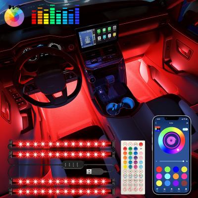 Cina Altro modo di controllo Spoiler luminoso per auto con illuminazione del pannello degli strumenti RGB e caricabatterie USB in vendita