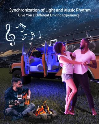 Cina Altro modo di controllo Spoiler luminoso per auto con illuminazione del pannello degli strumenti RGB e caricabatterie USB in vendita