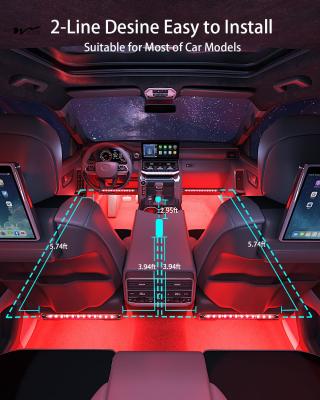 Cina Altro modo di controllo Spoiler luminoso per auto con illuminazione del pannello degli strumenti RGB e caricabatterie USB in vendita