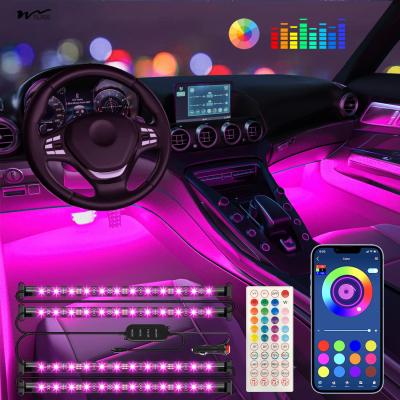 Cina Luci e accessori interni per auto APP Controllo remoto sincronizzazione musicale RGB LED Strip Light in vendita