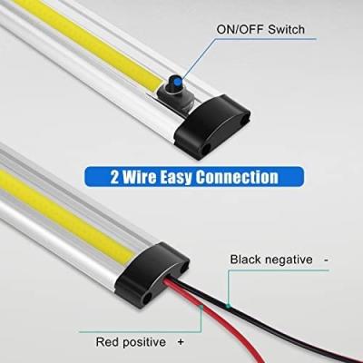 Cina Striscia luminosa a LED 12V con 104 LED COB e alta luminosità di 1600LM in vendita
