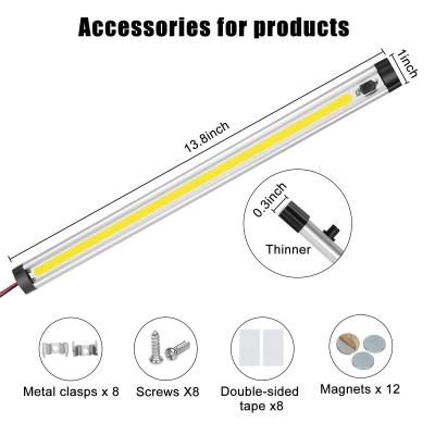 Cina Striscia luminosa a LED 12V con 104 LED COB e alta luminosità di 1600LM in vendita