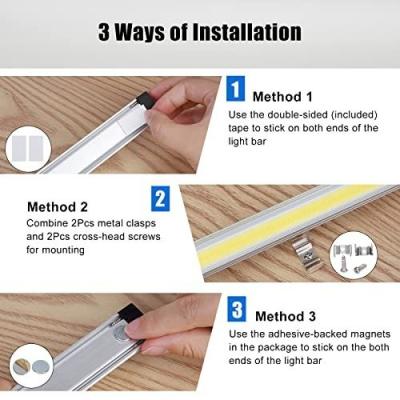 Cina Striscia luminosa a LED 12V con 104 LED COB e alta luminosità di 1600LM in vendita