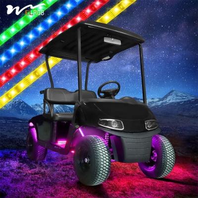 中国 ポリビニル塩化PVCゴルフカート EZGOヤマハクラブカー用のLEDライトストライプトリムネオンキット 販売のため