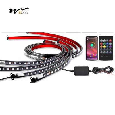 Cina Striscia luminosa LED multicolore per auto con controllo vocale e modalità musica 680g telecomando in vendita