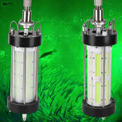 China IP68 Lâmpada de atração de peixes LED subaquática para 220V Potência Balsa de pesca marítima Barco de pesca noturna à venda