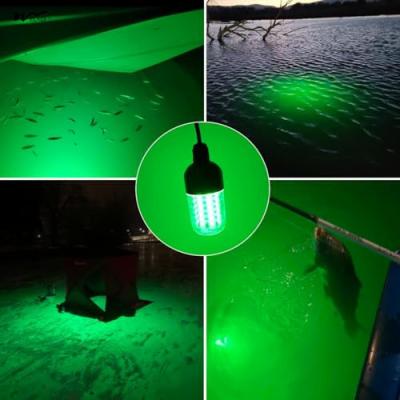 China 12V 30W IP68 Onderwater viszoeklamp Plastic Aluminium LED Nachtvisserijlamp Te koop