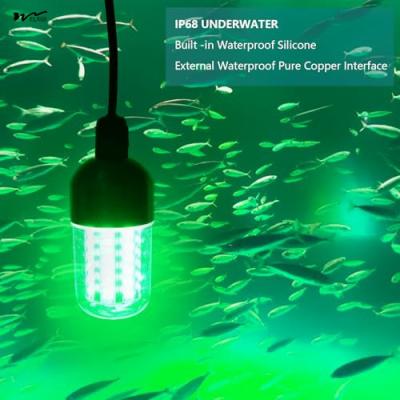 China 12V 30W IP68 Onderwater viszoeklamp Plastic Aluminium LED Nachtvisserijlamp Te koop