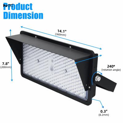 China 300W waterdicht LED stadion overstroming lichten buiten 39000LM 4000K Heavy-Duty Spotlight Te koop