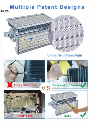 China Buitenstadionverlichting LED Flood Lamp 200w Wit licht Waterdicht Verstelbare hoek Te koop