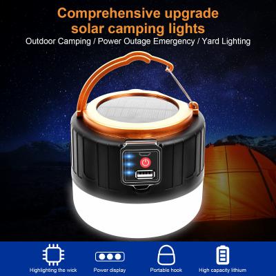 Cina Lampada da campeggio solare USB impermeabile con telecomando 3- 1000LM 5 modalità in vendita