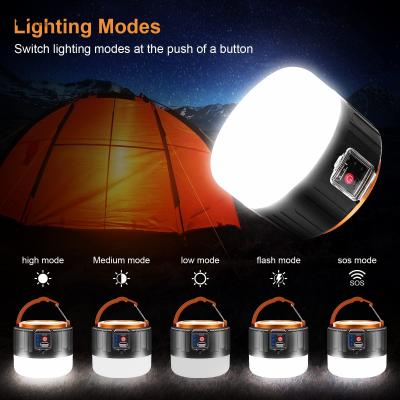 Cina Lampada da campeggio solare USB impermeabile con telecomando 3- 1000LM 5 modalità in vendita