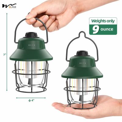 Cina Mini retro campeggio luci 1000LM ricaricabile LED campeggio lanterna impermeabile 3 modalità di luce in vendita