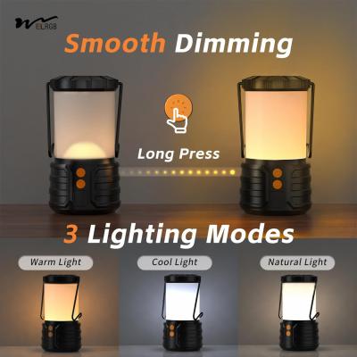 Cina Resistenza all'acqua Lanterna da campeggio ricaricabile a LED 4000 mAh Capacità 3 Moduli di illuminazione 2- in vendita