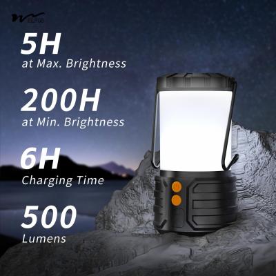 Cina Resistenza all'acqua Lanterna da campeggio ricaricabile a LED 4000 mAh Capacità 3 Moduli di illuminazione 2- in vendita