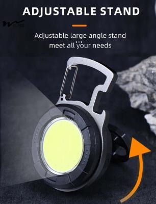 Cina COB Mini Portachiavi Torcia ricaricabile a LED Torcia tascabile 4 modalità per all'aperto in vendita