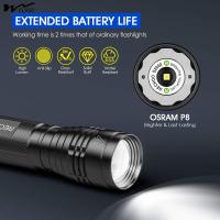 China Emergency Lighting Solutions Powered LED Flashlight with 3 Modes and Zoomable Design for sale