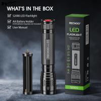 China Emergency Lighting Solutions Powered LED Flashlight with 3 Modes and Zoomable Design for sale