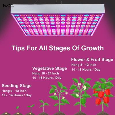 中国 成長ライトルーム 75W LED 植物成長ランプ 225 LEDs UV IR 赤 青 全スペクトル電球パネル 販売のため