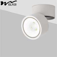 China Remote Control Switch Mode LED Cylindrical COB Open-Mounted Downlights for Smart Home for sale