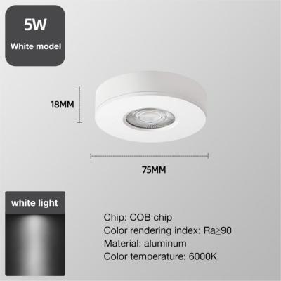 China Ultra-Thin and Bright LED Downlight for Minimalist Ceiling Decoration without Drilling for sale